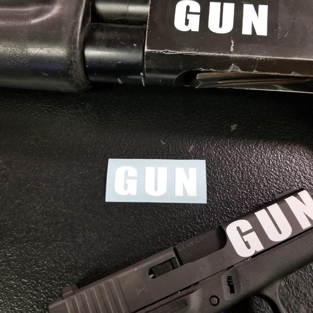 Firearms Identification Sticker - Snake Hound Machine